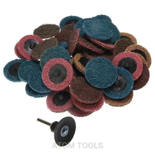 Quick change surface conditioning disc, finishing disc, non-woven ...