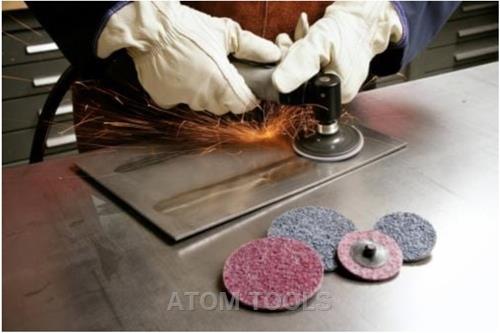 Quick change surface conditioning disc, finishing disc, non-woven ...