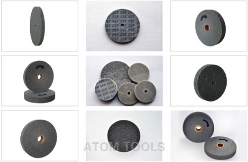 non-woven convolute wheel, Tightening wheel, Light Deburring Wheel